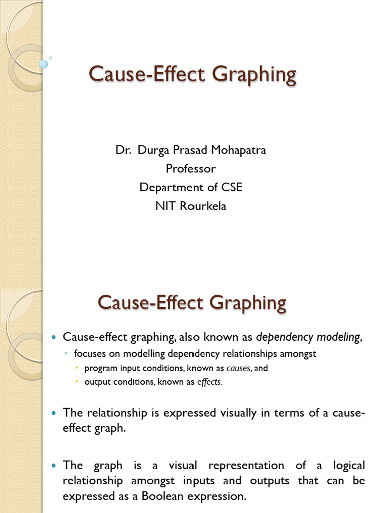 7_Cause-Effect-Graph-Based-Testing | PDF | Causality | Parameter ...