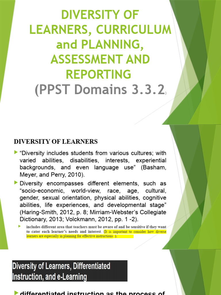 Diversities of Learners | PDF | Differentiated Instruction | Learning