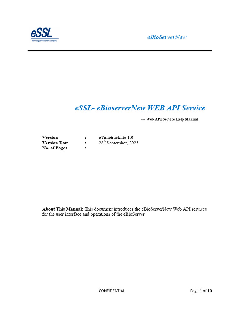 EBioserverNew Web API Manual | PDF | Soap | World Wide Web