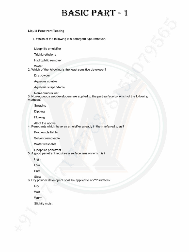Basic Question Bank | PDF