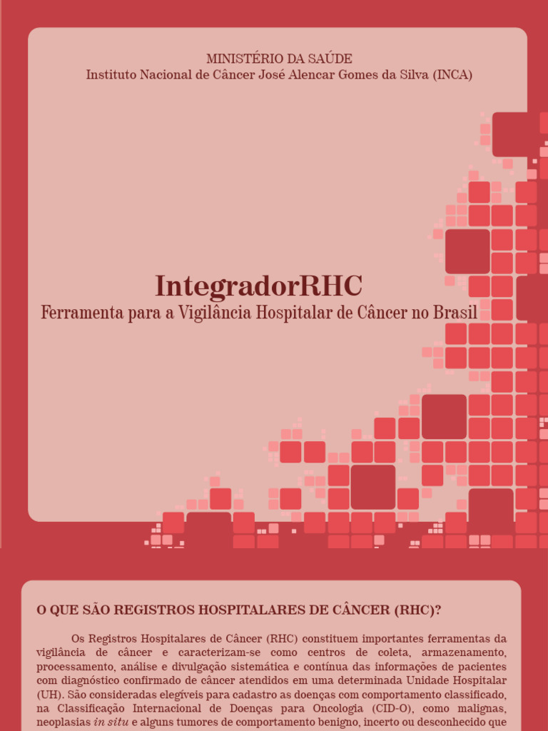 Integrador RHC | PDF | Câncer | Bancos de dados