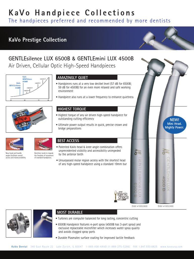 Innovative KaVo Dental Handpieces | PDF | Dentistry