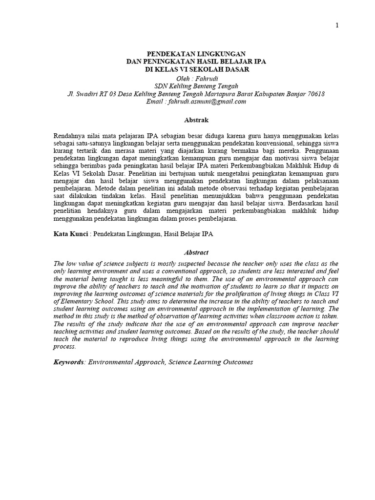 ARTIKEL ILMIAH PGRI Edit | PDF