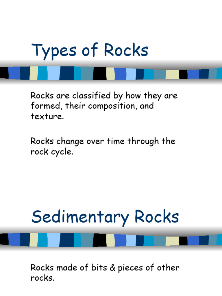 sedimentary_rocks PPT | PDF | Sedimentary Rock | Rock (Geology)