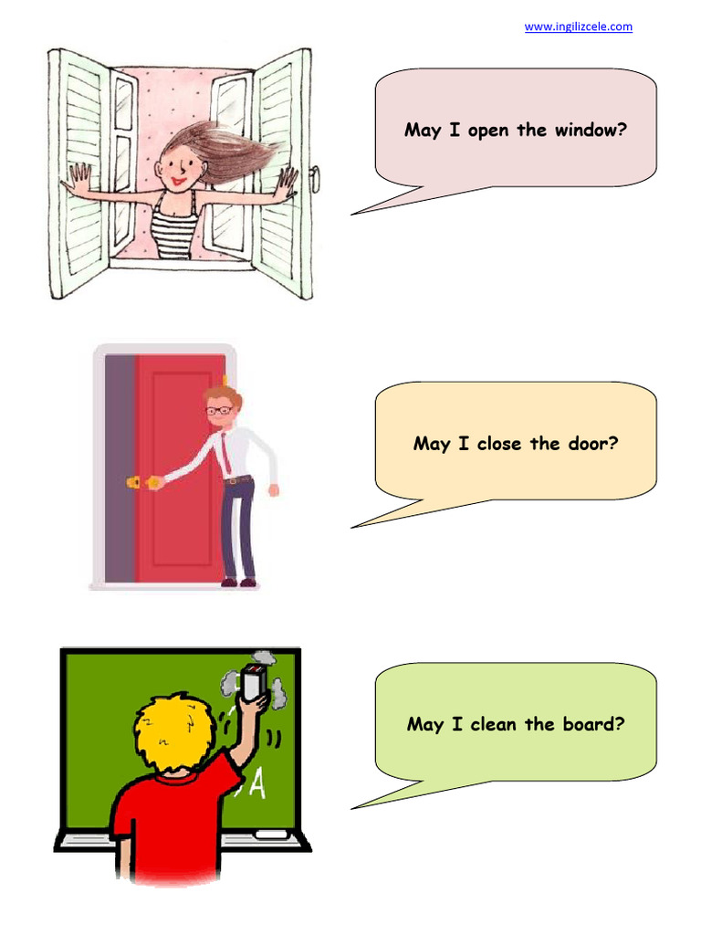 4 Sinif 1 Unite Classroom Rules 5 | PDF | Home & Garden