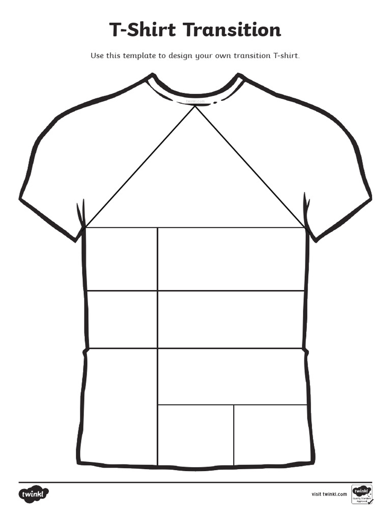 T-Shirt Transition Template | PDF