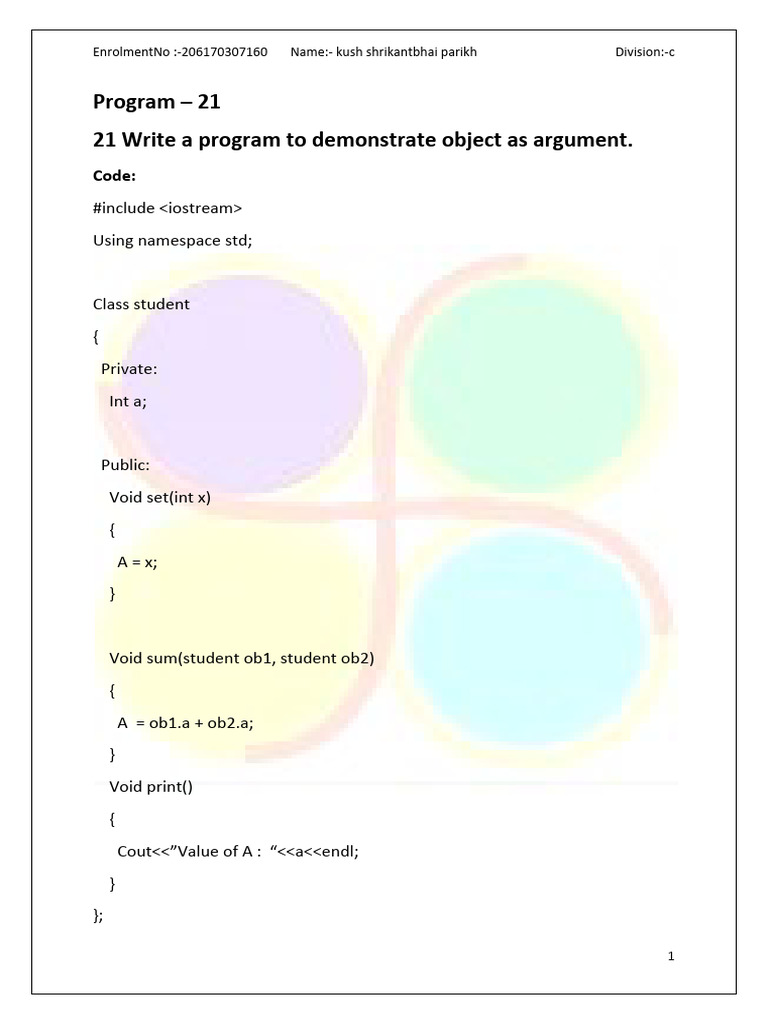 CPP Practical 5 | Download Free PDF | Namespace | Computer Programming CPP Practical 5 | Download Free PDF | Namespace | Computer Programming