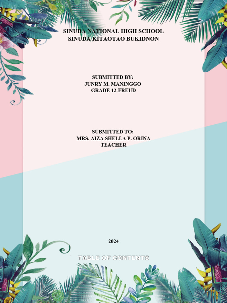 HUMSS Portfolio JUNRY Simi | PDF | Faith | Salvation