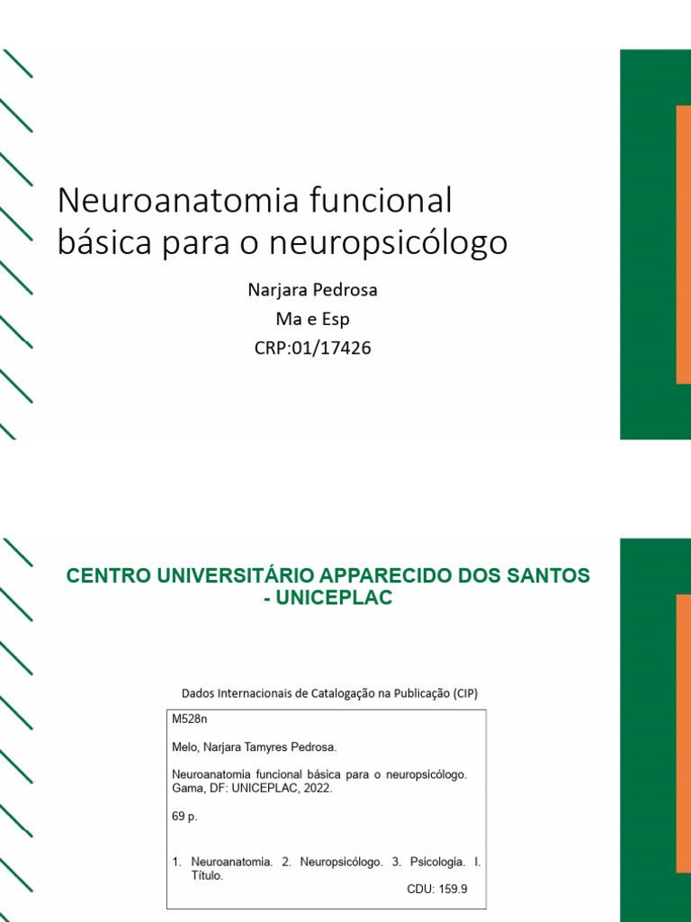 Neuroanatomia Funcional Básica para o Neuropsicólogo | PDF | Córtex ...