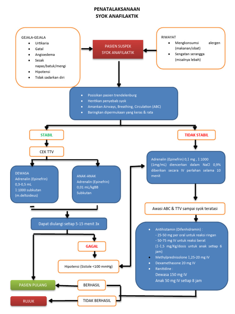 Penatalaksanaan Syok Anafilaktik | PDF