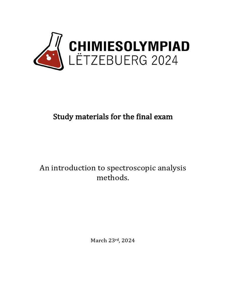 Intro Script | PDF | Infrared Spectroscopy | Nuclear Magnetic Resonance ...