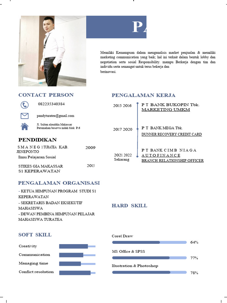 NEW CV PANDI PDF - 20220215 - 145004 - 0000 | PDF | Karier & Perkembangan | Bisnis