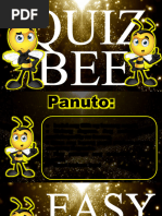 Quiz Bee Score Sheet Template | PDF