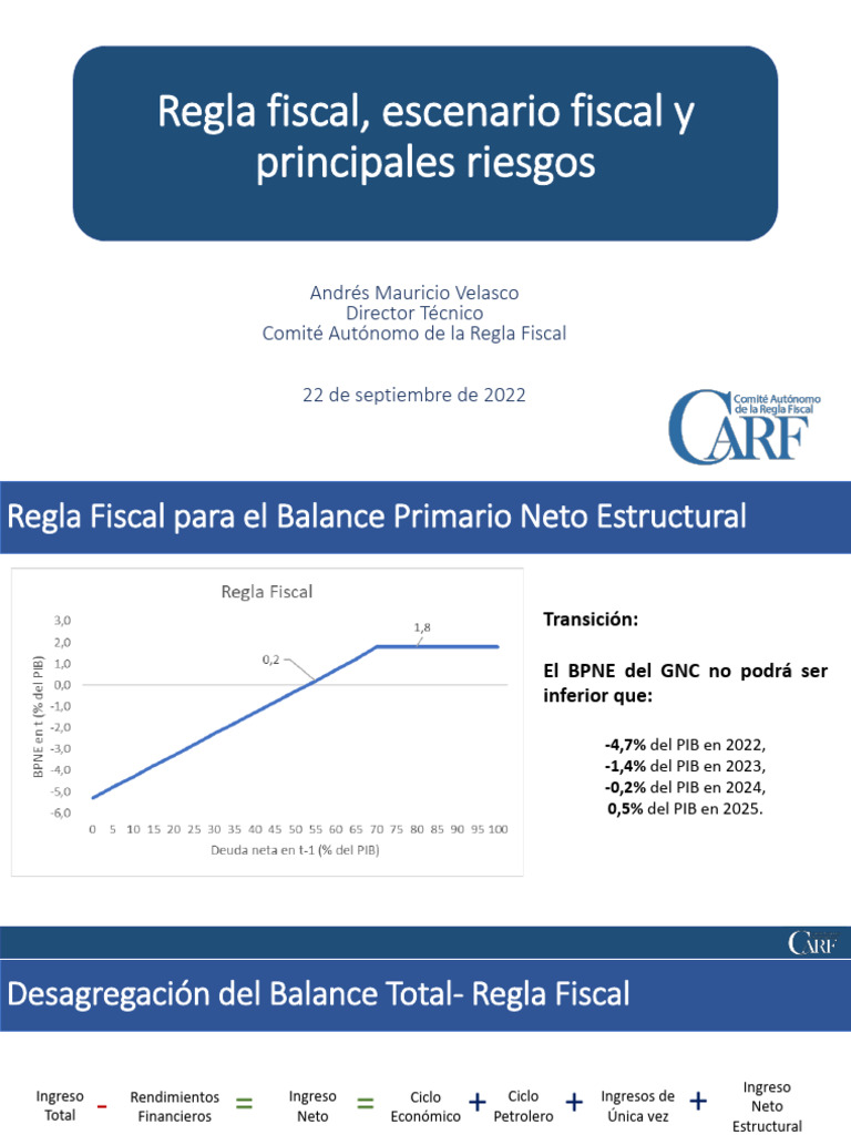 U2. Carf (2022) | PDF | Balance presupuestario del gobierno | Producto ...