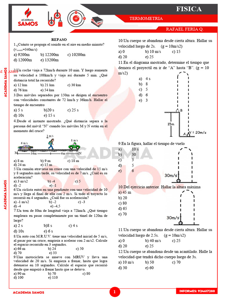 REPASO2 | PDF | Pascal (Unidad) | Cantidades fisicas