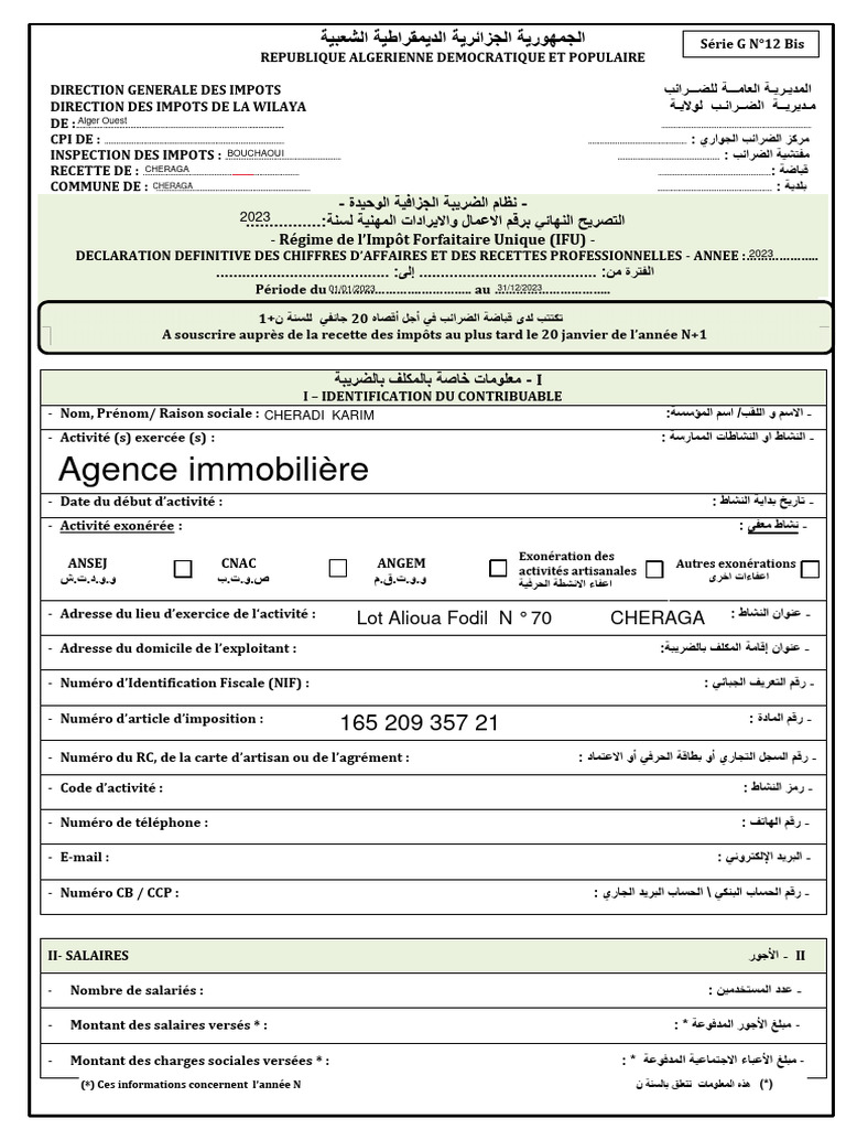 G12 Bis Cheradi 2023 | PDF