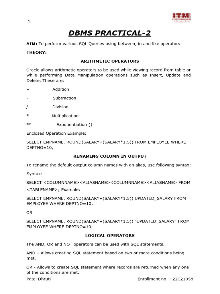 DBMS Template 2 | PDF | Databases | Data Management