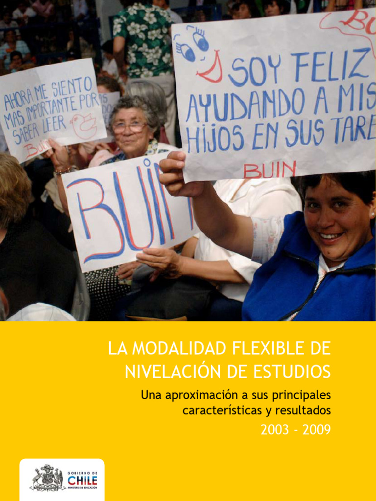 Caracterizaci Ondela Modalidad Flexible 2009 | PDF | Etapas de la vida humana | Etapas educativas