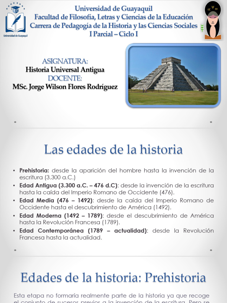 Las Edades de La Historia | PDF | Historia antigua | Edades medias