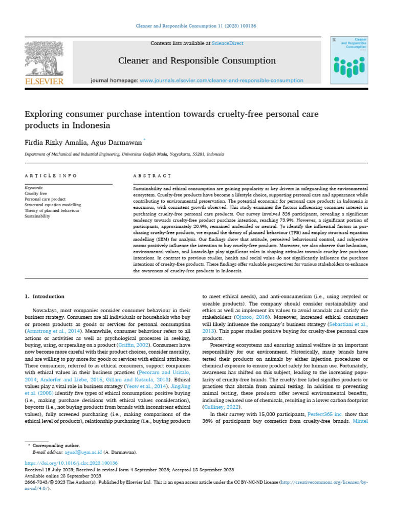 Exploring Consumer Purchase Intention | PDF | Behavior | Consumer Behaviour