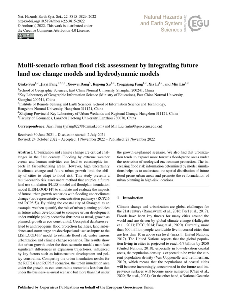 02 Multi-scenario Urban Flood Risk Assessment by Integrating Future Land Use Change Models and ...