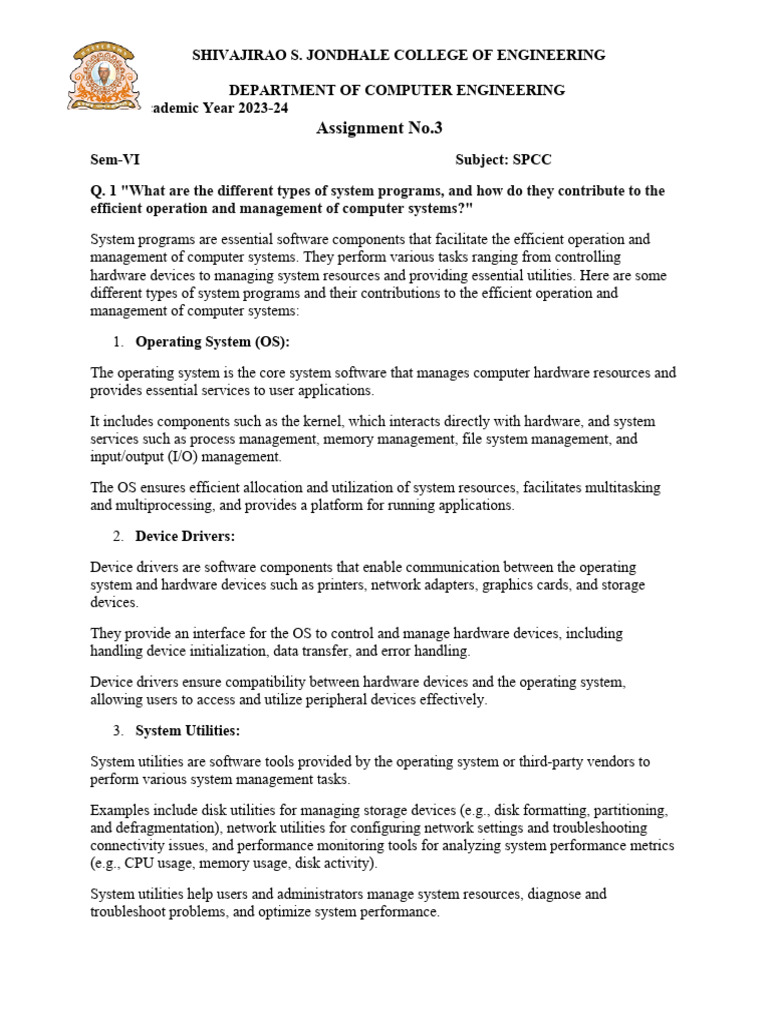 document | PDF | Assembly Language | Operating System