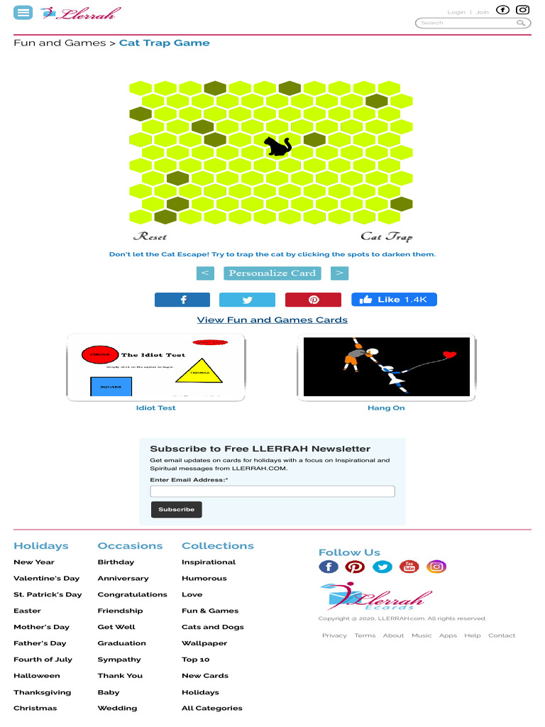 Cat Trap Game | PDF
