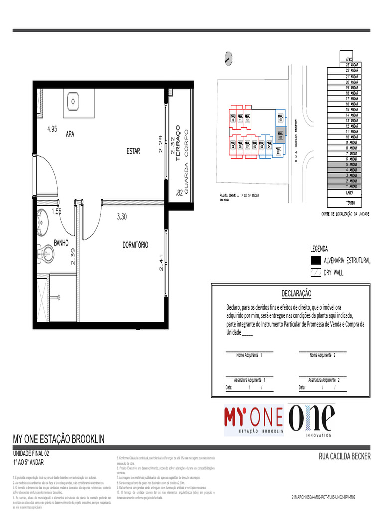 Planta Unidade Final 02 - 1º Ao 5º Andar (1) | PDF