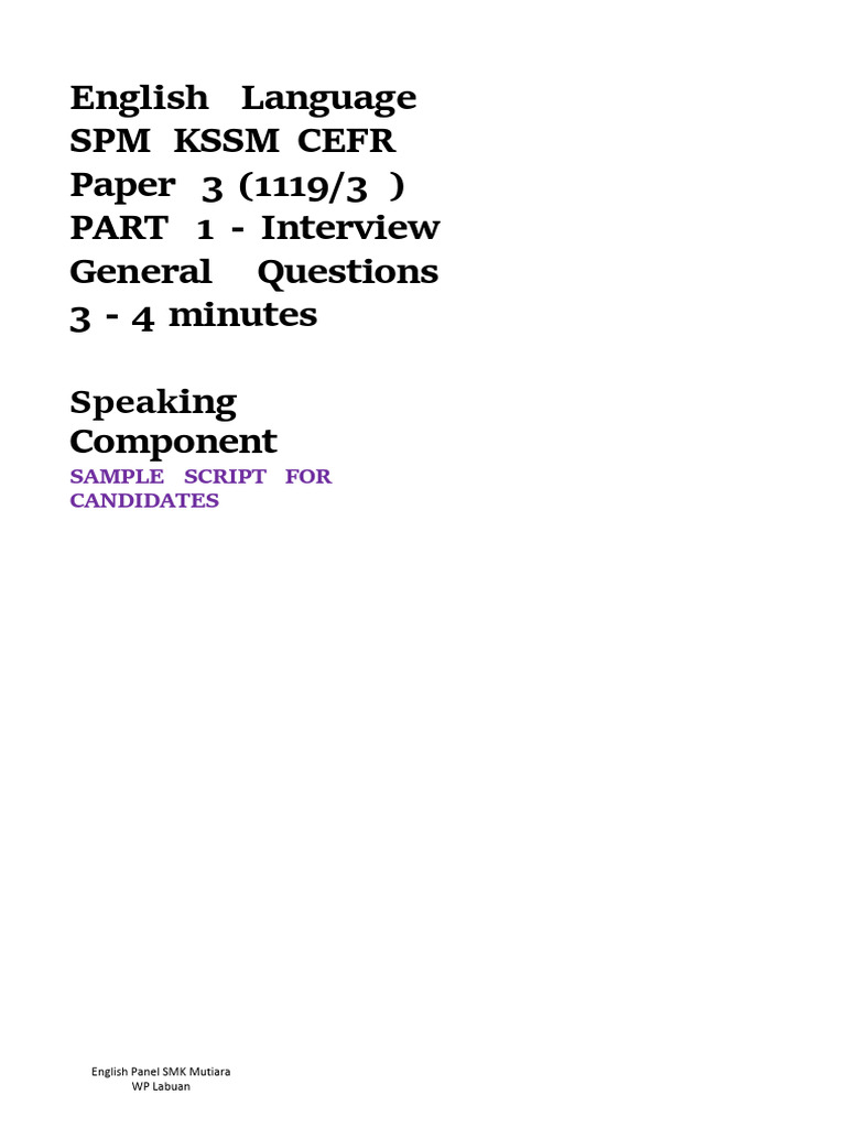 SPM Cefr Speaking Task Sample Script | PDF | Online Shopping | Toothbrush