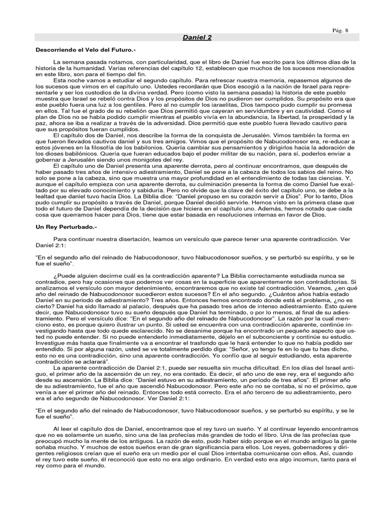 Daniel 2 | PDF | Daniel (figura bíblica) | Profecía