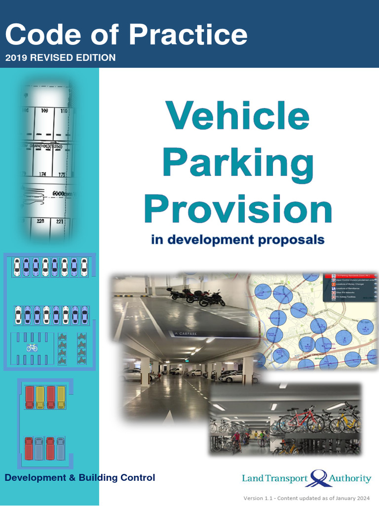 Vehicle Parking Code of Practice 2019 | PDF | Lane | Parking