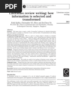 Epq Literature Review Example | PDF | Climate Change | Aeronautics