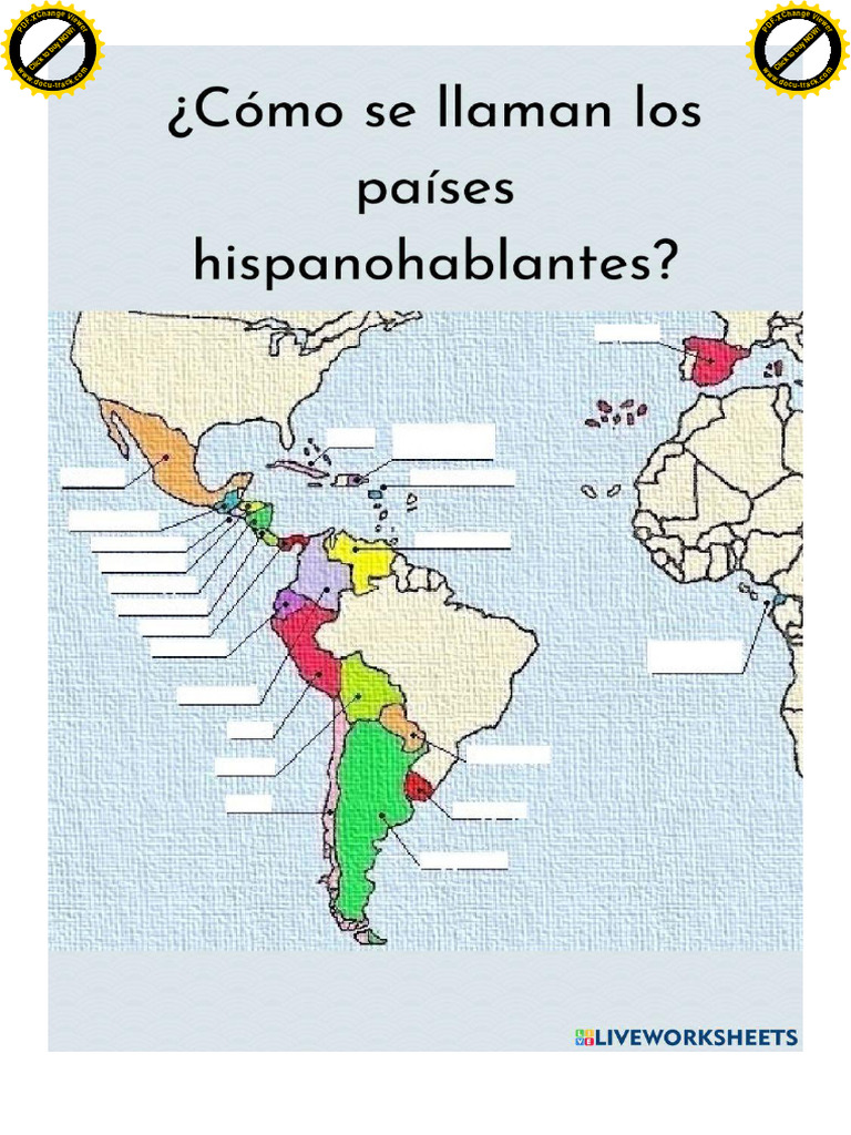 Países hispanohablantes y esdrújulas | PDF