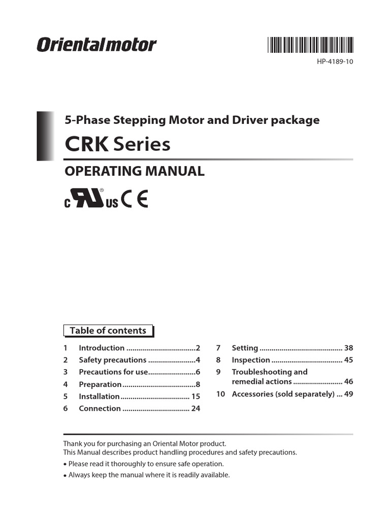 CRK Series | PDF | Gear | Power Supply
