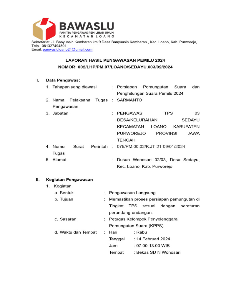 Format Form A Ptps Revisi Ptps 03 | PDF