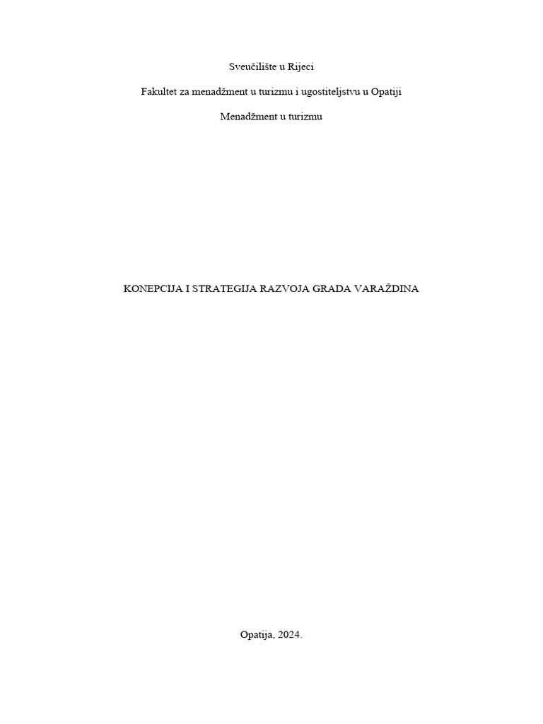 Turizam I Atrakcije Rad | PDF
