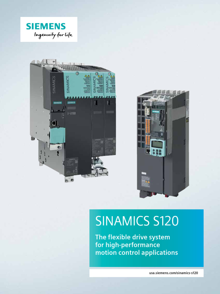 Sinamics s120 Brochure | PDF | Programmable Logic Controller | Electric ...