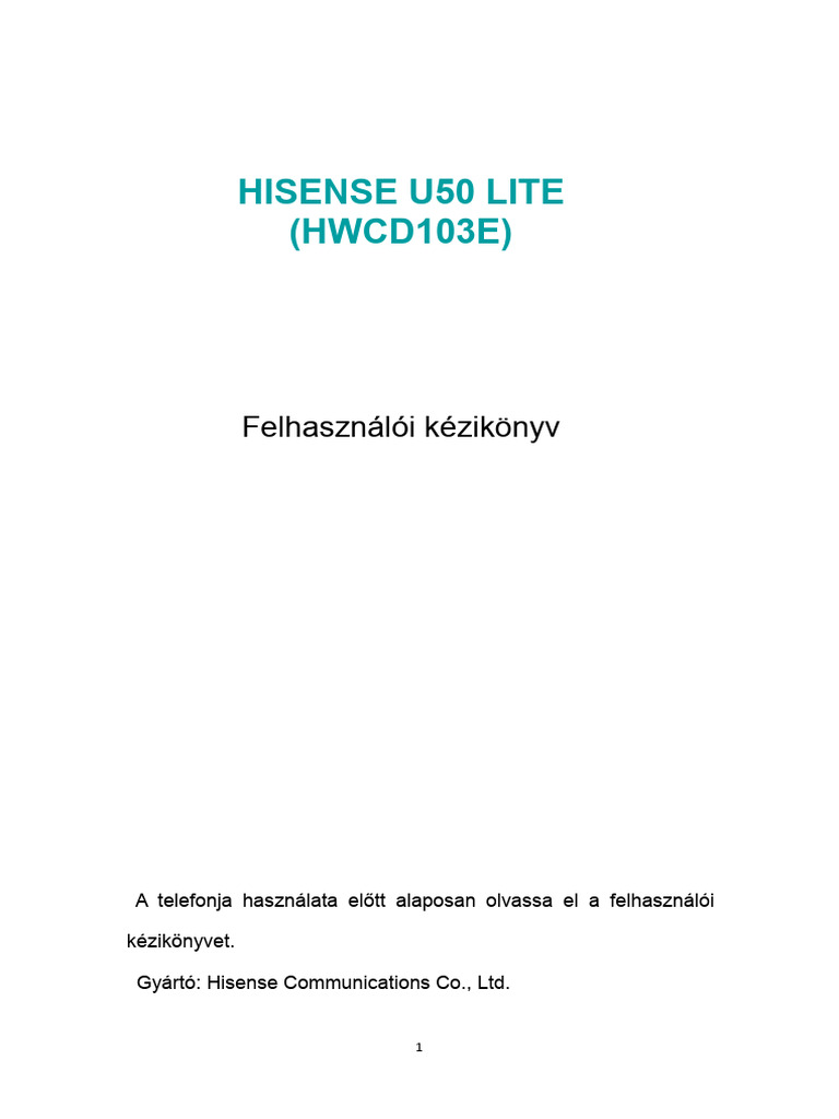 User Guide Hu | PDF