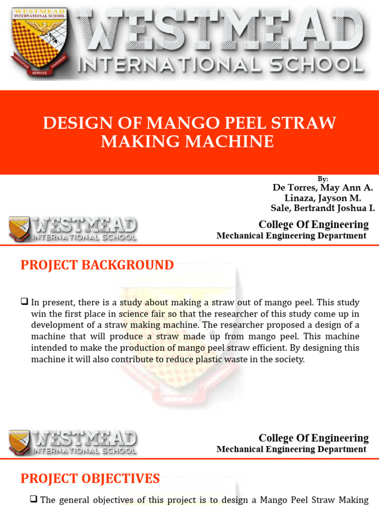 Straw Making Machine | PDF | Engineering | Mechanical Engineering