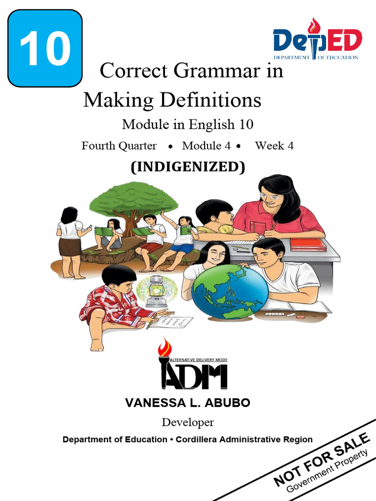 Serve Correct Grammar in Making Definitions Revised | Download Free PDF | Statistics | Verb