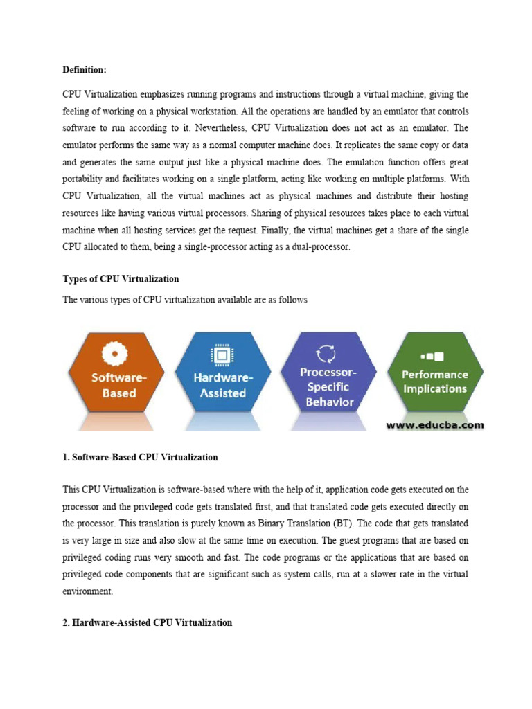 Cpu Virtualization Download Free Pdf Virtual Machine Virtualization