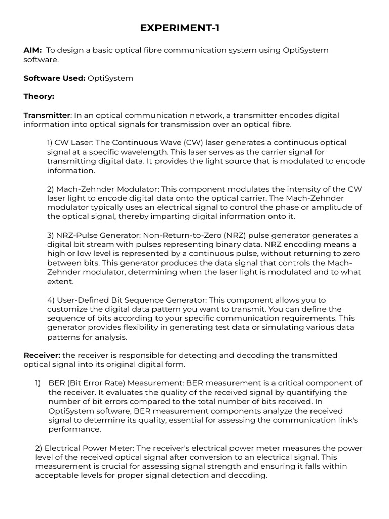 Opti 1sr. | PDF | Wavelength Division Multiplexing | Nonlinear Optics