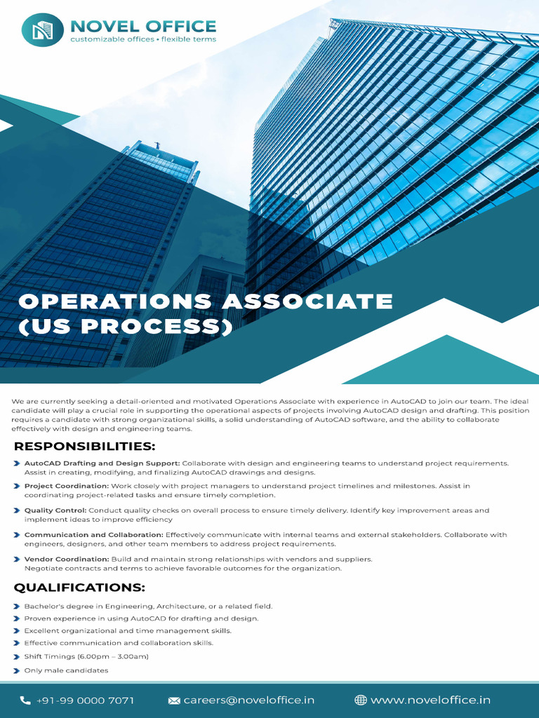 Novel Office - Operations Associate | PDF