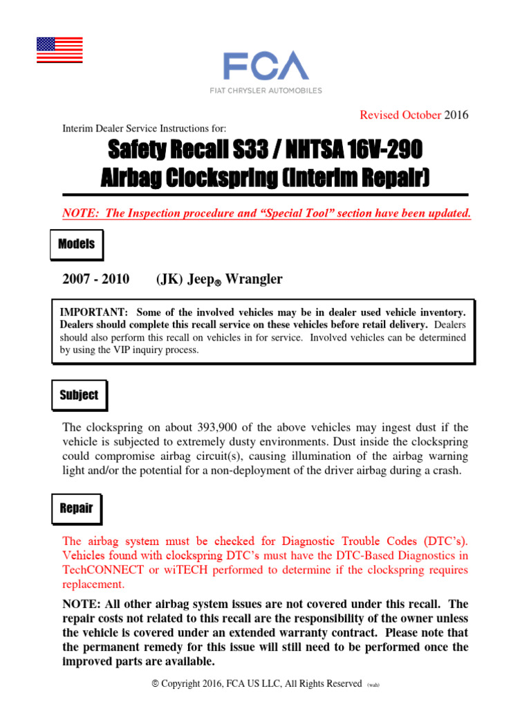Rcrit 16V290 9641 | PDF | Airbag | Steering