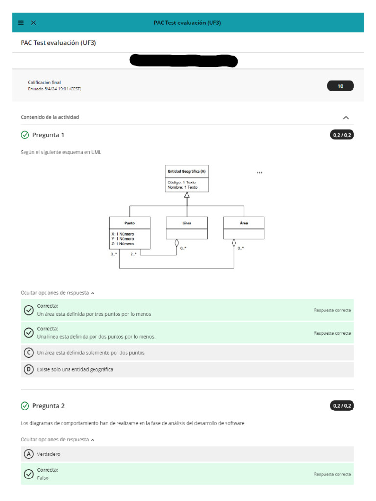 UF3 TEST Evaluación | PDF