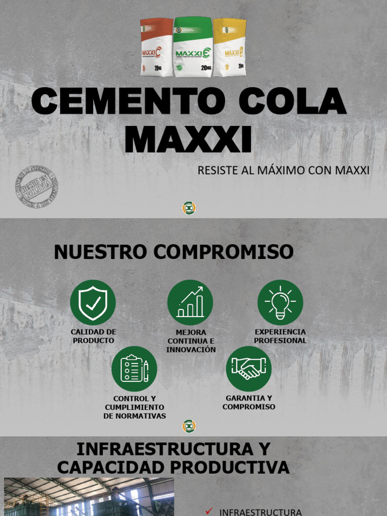 Maxxi Cemento Cola | Descargar gratis PDF | Cemento | Laboratorios