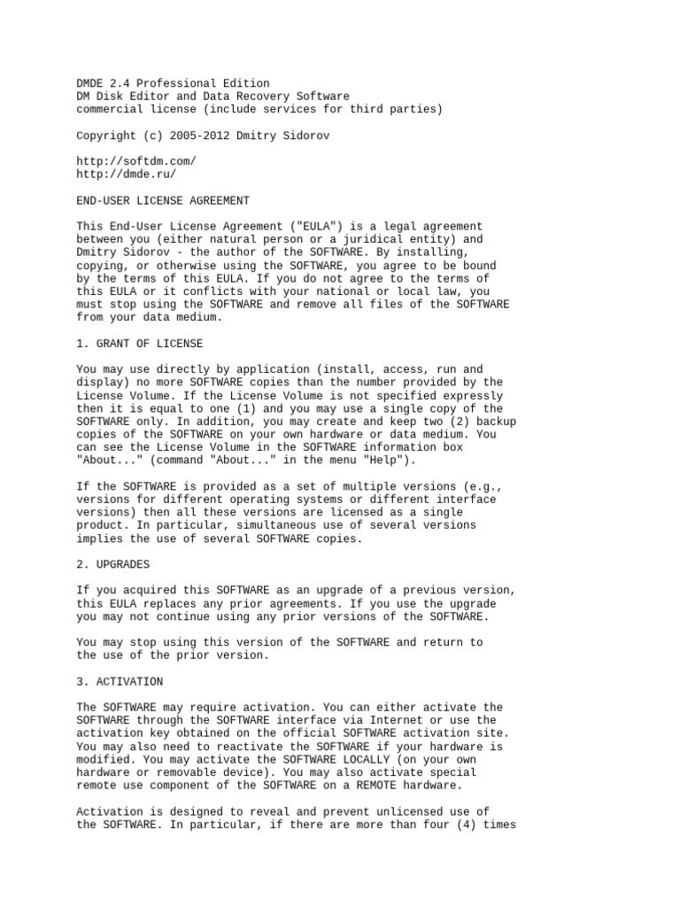 Eula en | Download Free PDF | License | Software