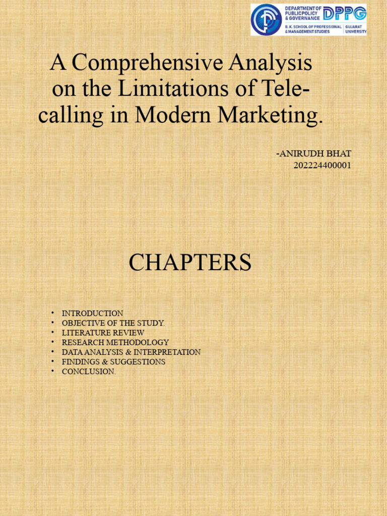 Tele Marketing | PDF | Marketing | Survey Methodology