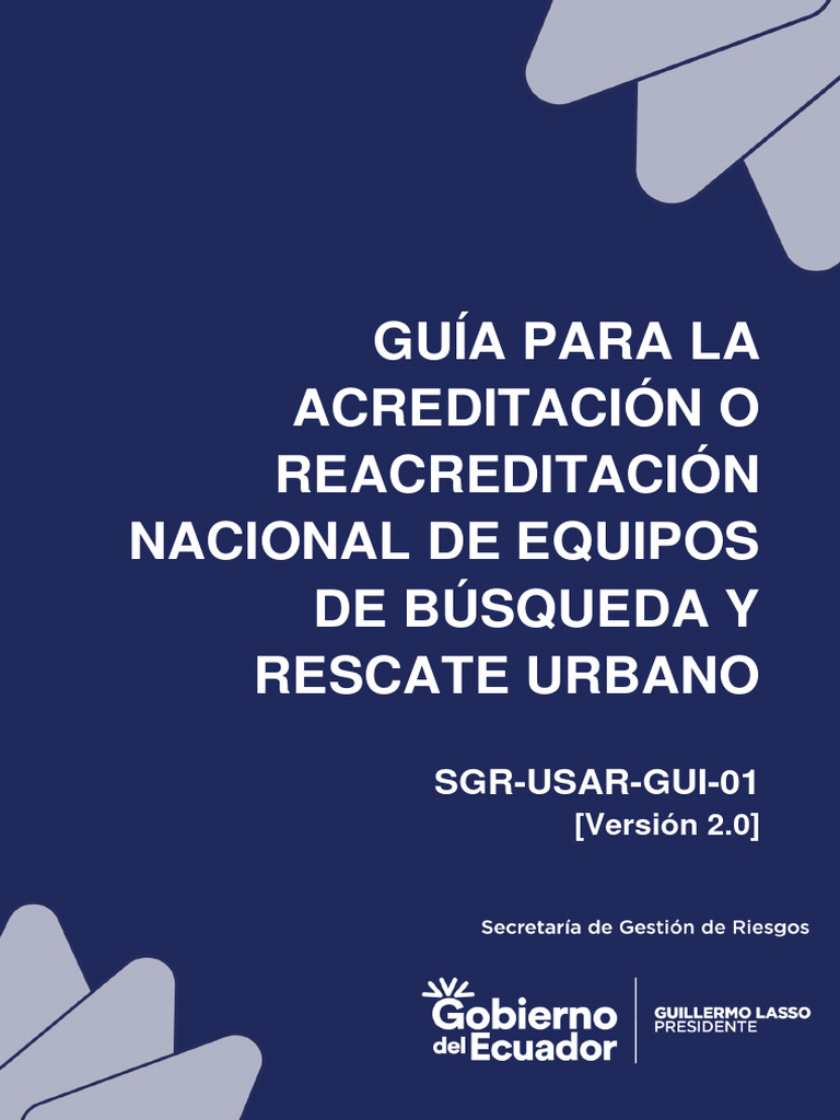 Sgr-Usar-Gui-01 Guia Nacional de Acreditacion 2.0 | PDF | Riesgo