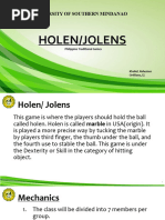How to Play Holen: A Filipino Game Guide | PDF | Sports & Recreation